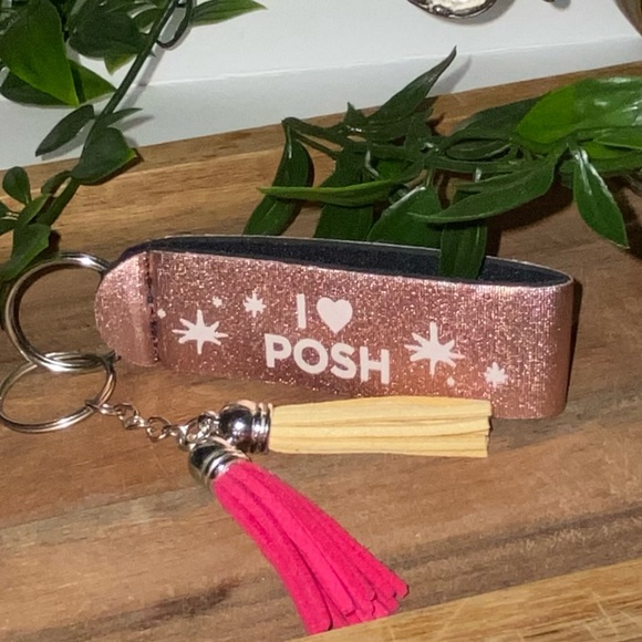 Accessories | I Love Posh Keychain With Extra Tassel Keychain | Poshmark